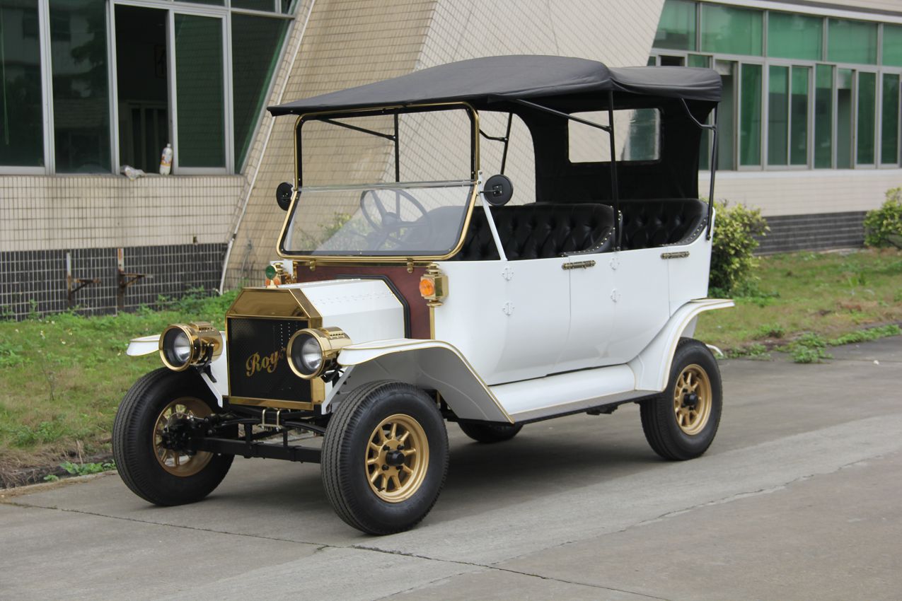 Right hand drive electric golf cart replica model T retro antique golf ...