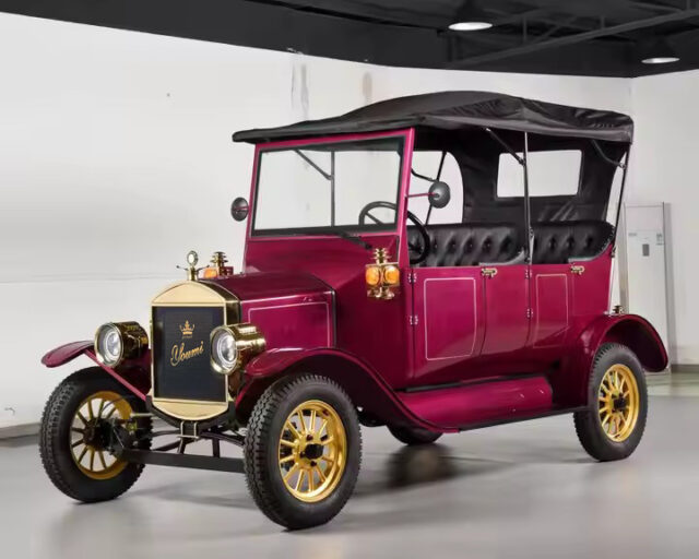 New design 4 seats vintage car fantastic Ford model t car replica